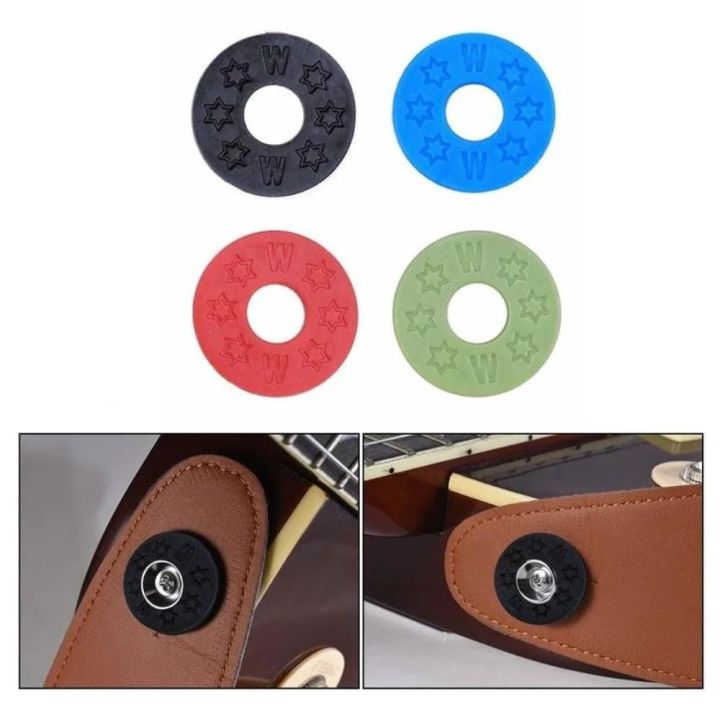 10Pcs Guitar Protector PE Guitar Strap Blocks Buckle Washer Anti ...