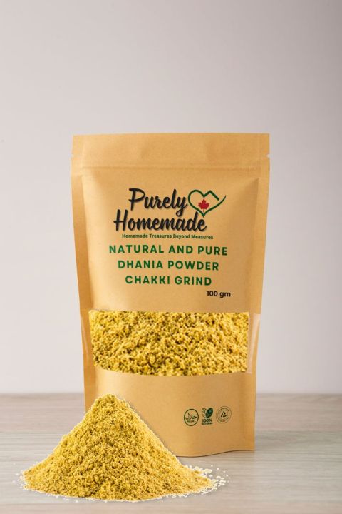 Natural And Pure Dhania Powder Chakki Grind 100gm | Daraz.pk