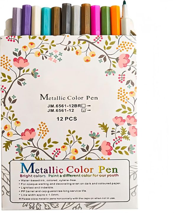 10 Colors Permanent Marker Art Marker for Clothes Tire Wood Rocks Metal ...