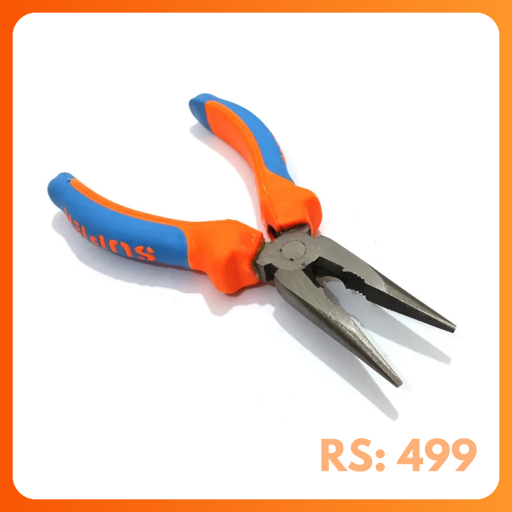 Nose Plas | Electronics Mounting Pliers | Extra Needle Nose Plier (6 ...