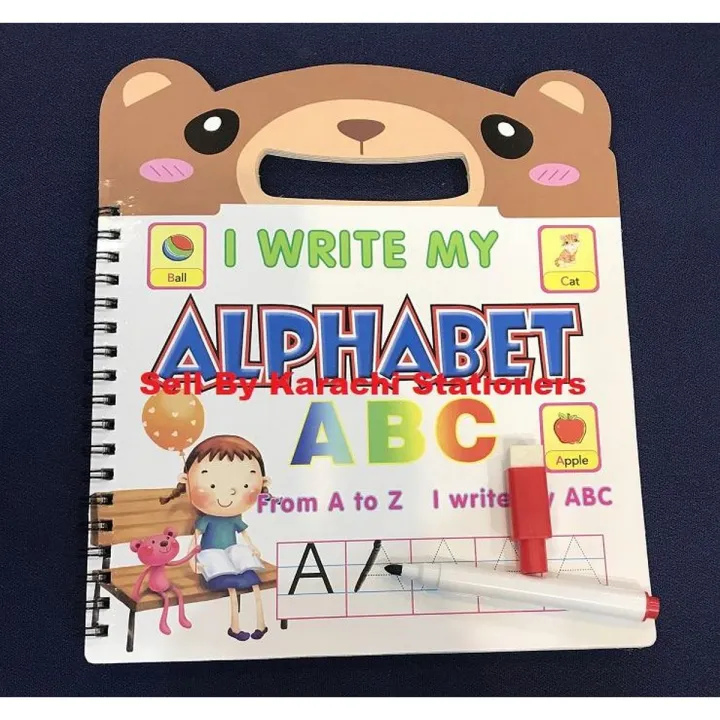 Magic Board with Marker and Duster Trace Alphabet A to Z for Kids Early ...
