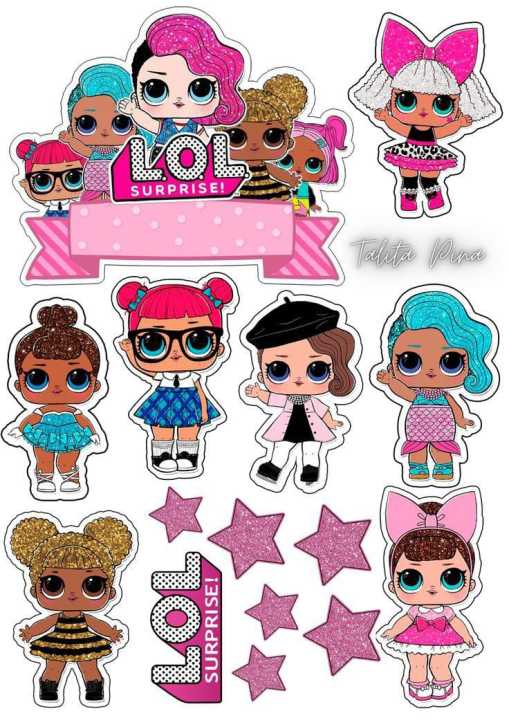 lol theme cake topper set | Daraz.pk