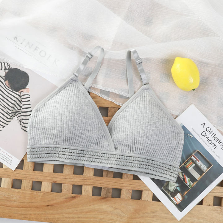 Push Up Bras Sexy Cross Beauty Back Lingerie Set Wire Free Thin ...