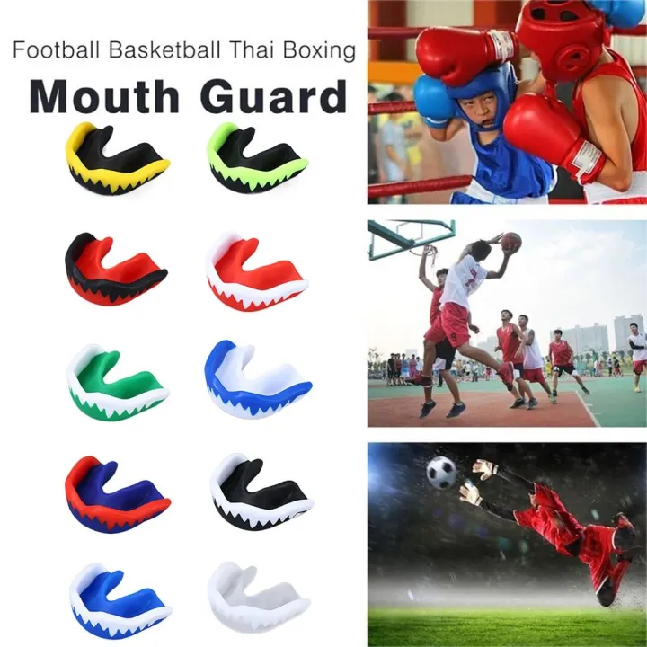 Useful Safety Mouth Guard EVA Color Contrast Teeth Protector Tooth ...
