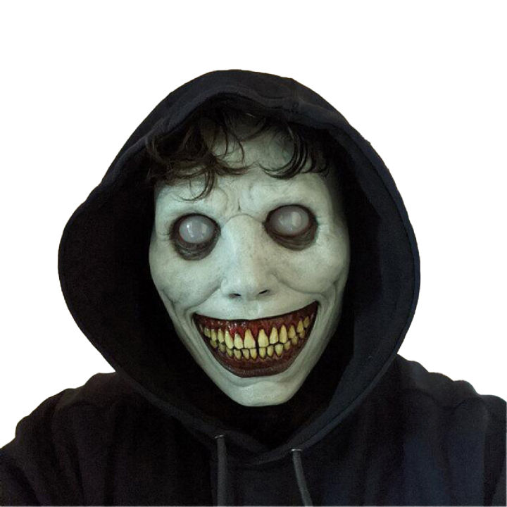 Creepy Halloween Mask Smiling Demons Horror Face Masks The Evil Cosplay ...