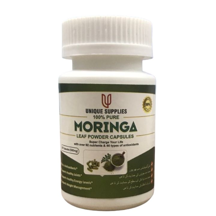 Moringa Capsules 90 - Organic Pills, Weight Loss | Daraz.pk