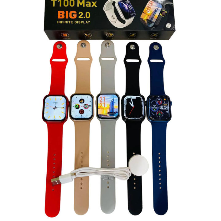 T100 Max Smart watch Series 8 Smart Watch 2.0 inch Screen Size ...