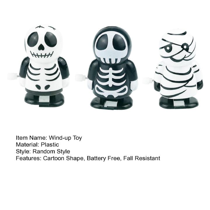 Halloween Wind-up Toys Spooky Halloween Wind-up Toy Funny Walking Skull ...