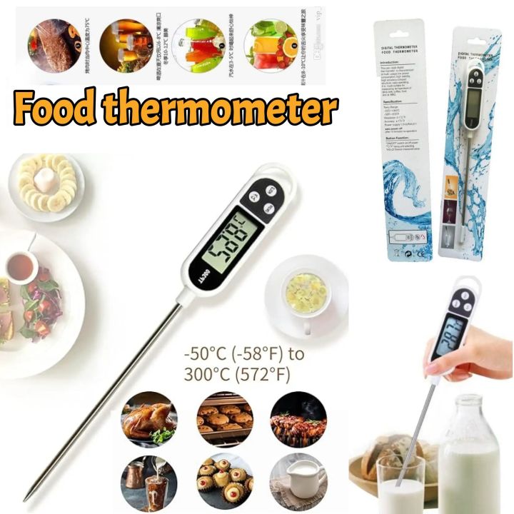 Digital Kitchen Heat Gauge Thermometer For Oven Baked Barbeque BBQ And ...