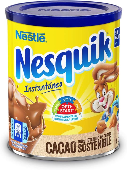 Nestle Nesquik Instant Cacao Chocolate Flavour, Tin, 400g | Daraz.pk