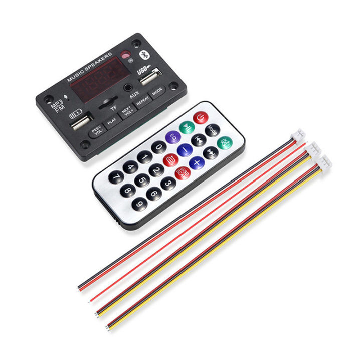 Bluetooth 5.0 MP3 Decoder Decoding Board Module 12v Car USB MP3 Player ...