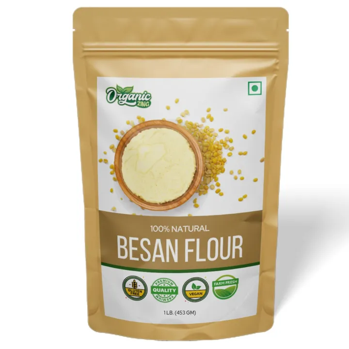 Organic Besan Powder (Gram Flour) 454g | Daraz.pk