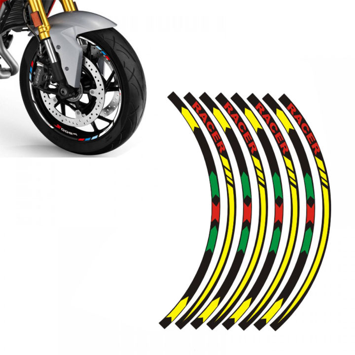 High Quality Motorcycle Tyre Waterproof Wheel Logo Sticker Rim ...