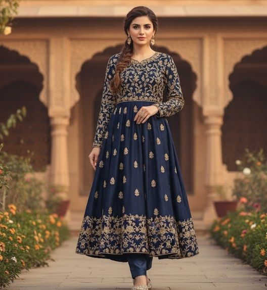 Long Maxi Wedding Wear 2 pcs dress for Women | Daraz.pk