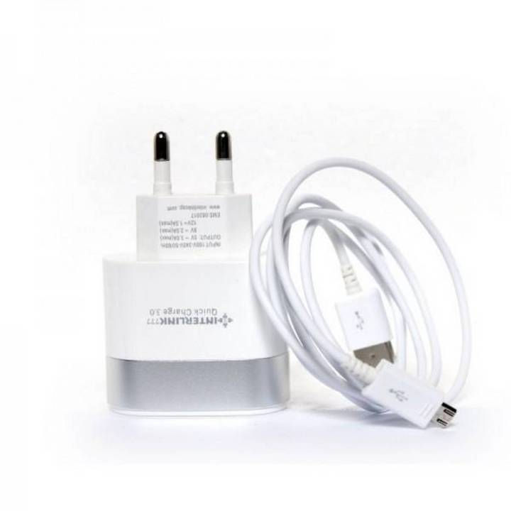 Interlink QC 3.0 Fast Charger With Micro USB Cable | Daraz.pk