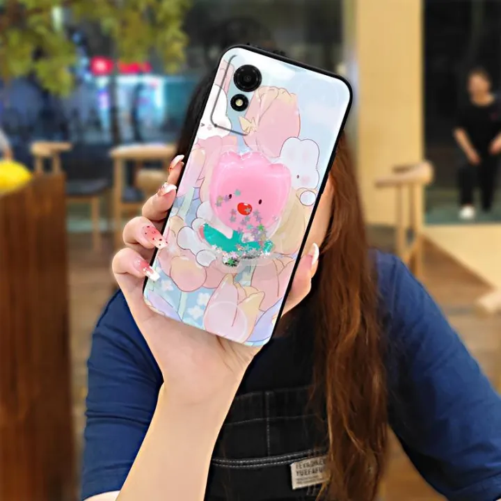 cute Simplicity Phone Case For TCL 501/T433D Dirt-resistant Glitter ...