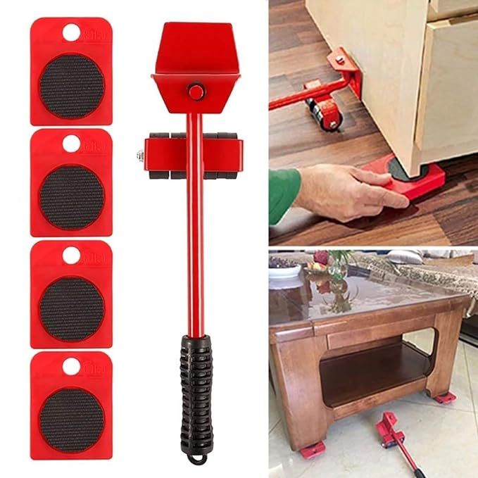 Furniture Lifter Easy Moving Sliders 5 Packs Mover Tool Set, Furniture ...