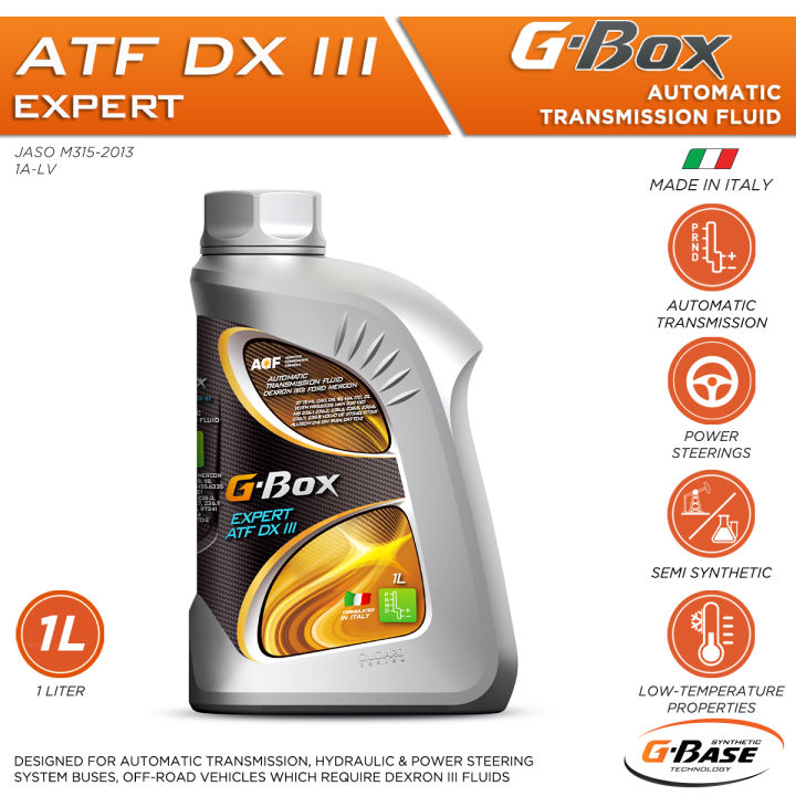 G-Box Expert ATF DX III Automatic Transmission Fluid 1 Liter, Gear Oil ...