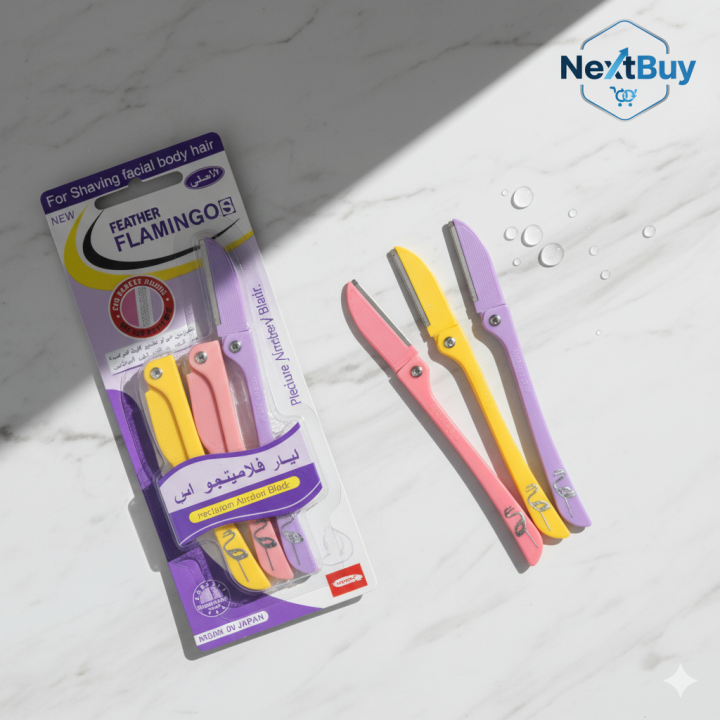 Pack of 6 Flamingo Razor for Women for Face | Original Flamingo Facial ...