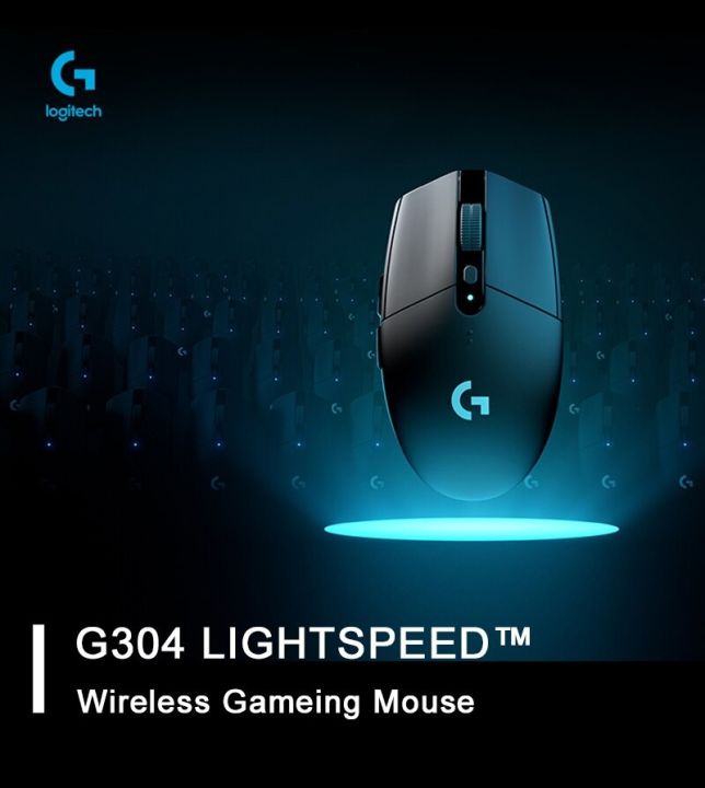 Logitech Lightspeed G304 Wireless Gaming Mouse Hero Sensor 12000DPI ...