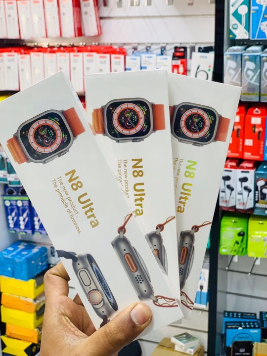 Smart Watch N8 Ultra - NFC, Call & Bluetooth, IP68 Waterproof, Wireless Charging, Fitness ...