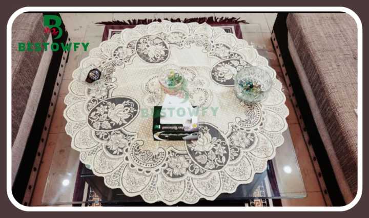 Fancy round Table Cover Table Top 20x20 28x28 36x36 inch Round table ...