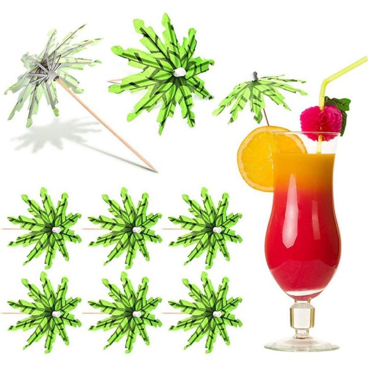 Decorative Snacks Tropical Toothpick Disposable Coconut Palm Tree ...