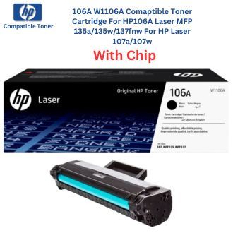 HP 106A Toner with Chip Compatible with HP 106A W1106A 1106 1106a for ...