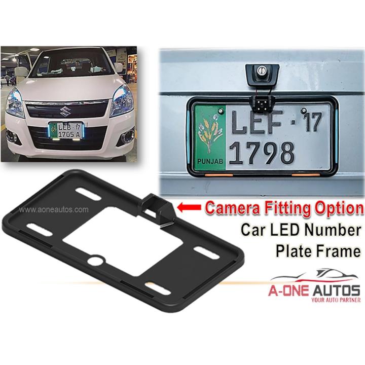 2pcs Custom Dynamics License Plate Frame with Camera Fitting Option ...