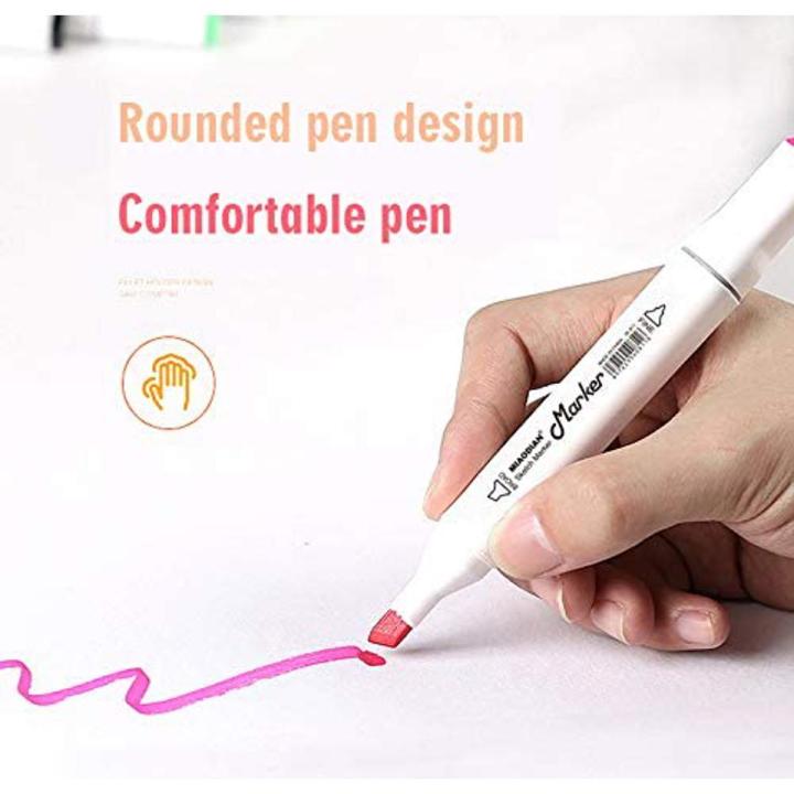 120 Colors Alcohol Markers Dual Tips Permanent Art Markers Pen for Kids ...