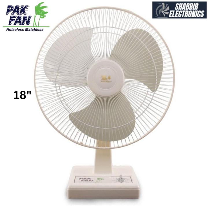 PAK Fan - Table Fan 18 inches pure copper wire floor fan White color ...