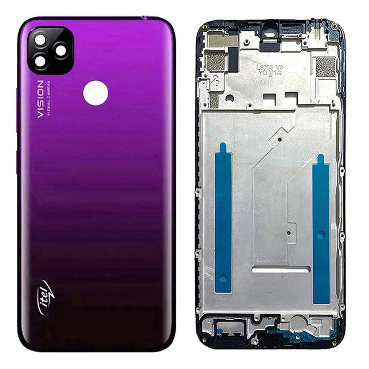iTel Vision 1 Middle Frame Housing with Power Volume Buttons & Camera ...