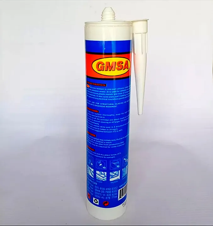 GMSA RTV Silicone Sealant 310ml (Transparent/Clear,White,Black)- Best ...