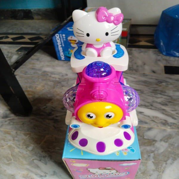 HELLO KITTY Engine Toy For Kids With 3D Lights And Music | Daraz.pk