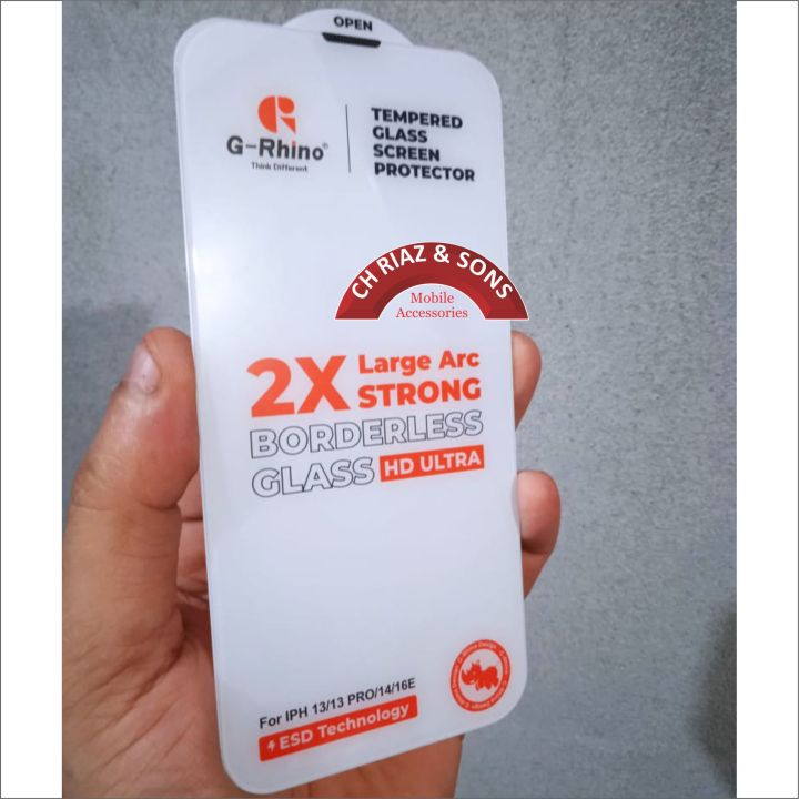 Apple Iphone 13 Border Less Gorilla OG Hd+ Tempered Glass Screen ...