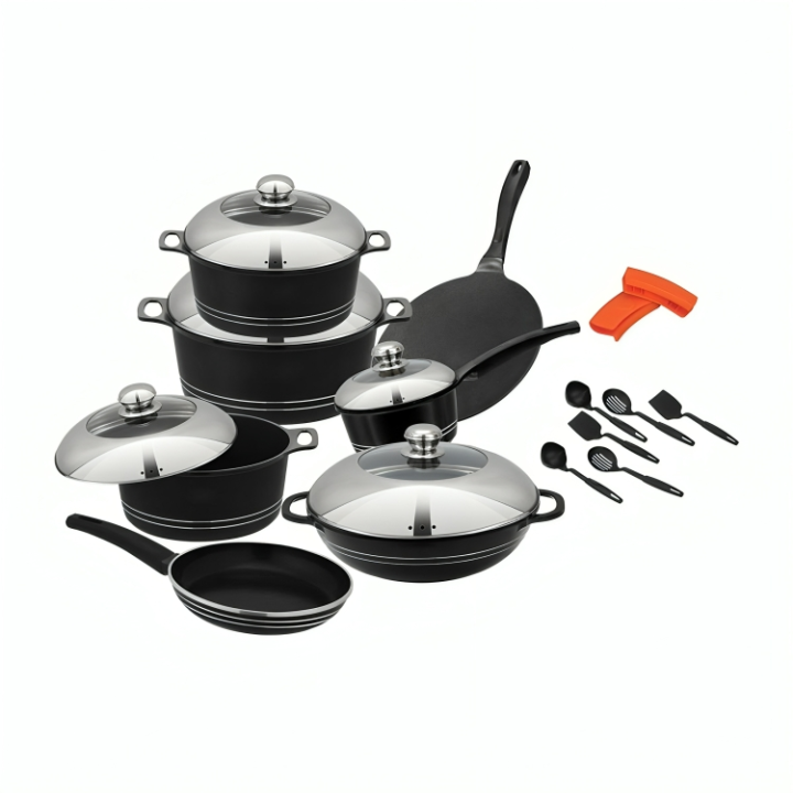 SONEX Italia Gift Pack (with Steel Lid) NON STICK /20 PCS SET / Die ...