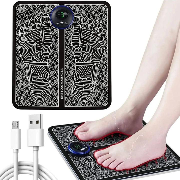 EMS Foot Massager Machine – Electric Foot Muscle Stimulator for Pain ...