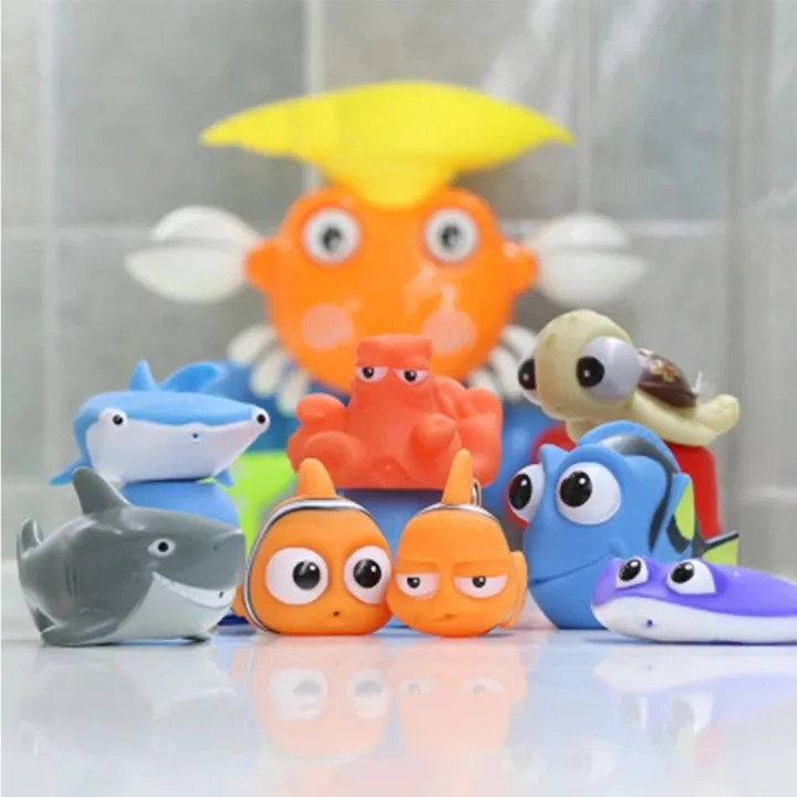 Bathroom Play Marine Animal Baby Nemo Dory Squeeze Toys Bath Float ...