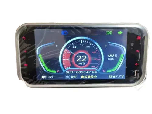 Electric Car Four Wheel Digital Speedometer SOC Electrical Systems ...