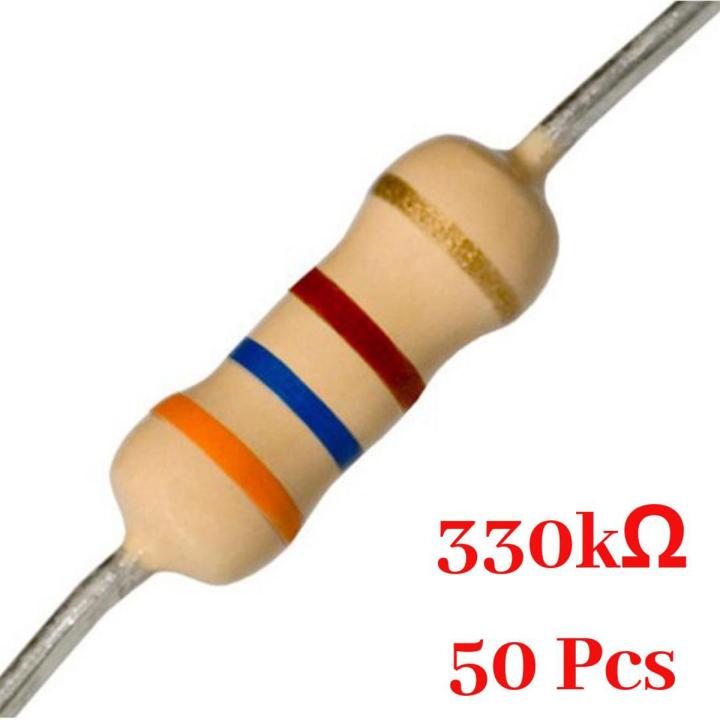 50 Pcs- 330K Ohm resistor | Daraz.pk