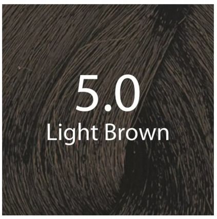 Eazi Color Professional Hair Color Tube 5.0 Light Brown – 60ml | Salon ...