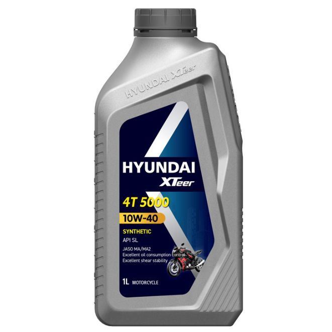 Hyundai Xteer 5000 10W40 4T Synthetic Engine Oil 1 Liter | Special For ...