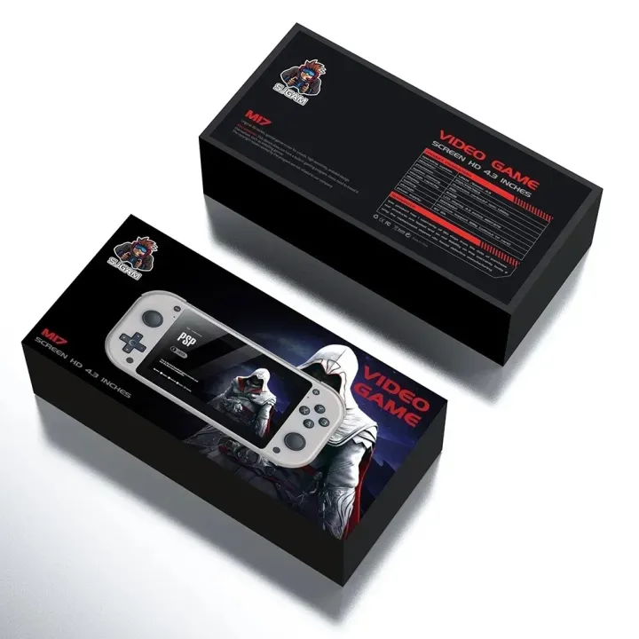 M17 Retro Handheld Video Game Console Open Source Linux System 4.3 Inch ...