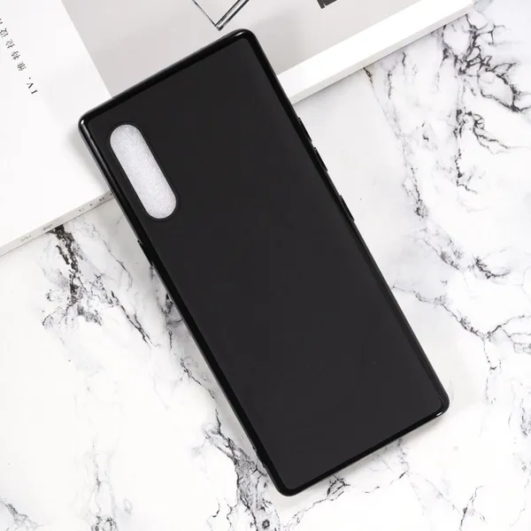 LG Velvet Case Soft Silicone TPU Cover Ultra Thin Slim Camera ...