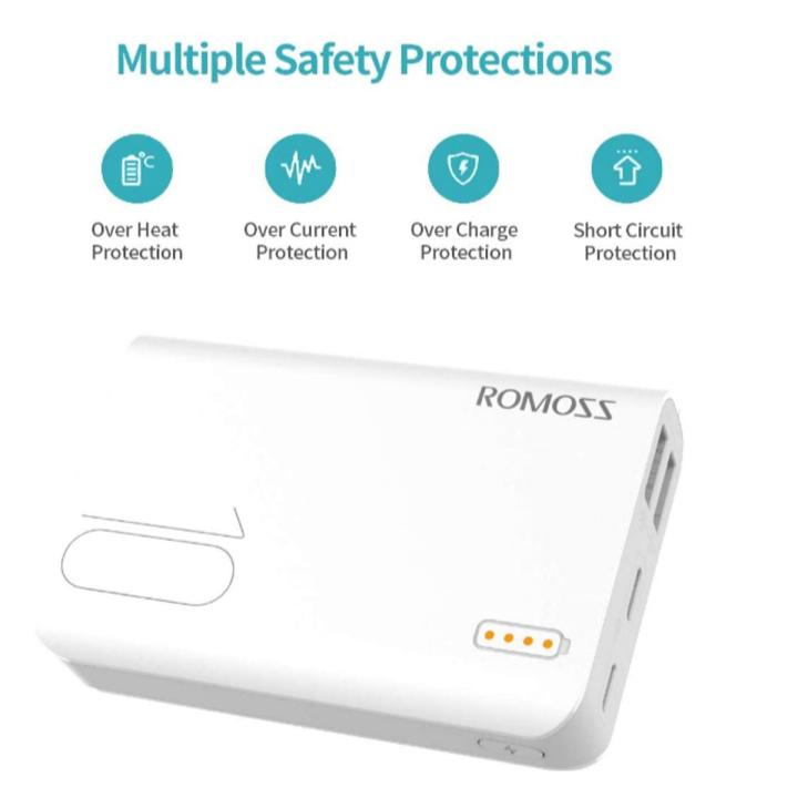 ROMOSS Sense 10,000 MAh Power Banks Universal Fast Charge | Daraz.pk