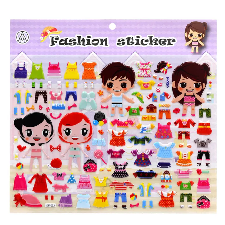 3D Bubble Sticker Car Truck Plane Traffic Waterproof Cartoon Anime ...