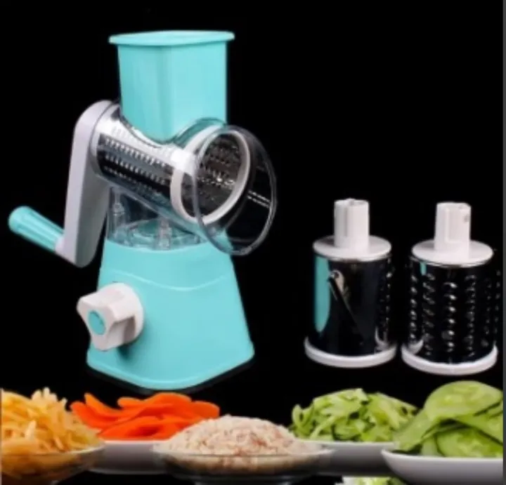 Vegetable Cutter - 3 in 1 Multifunctional Vegetable Slicer And Drum ...