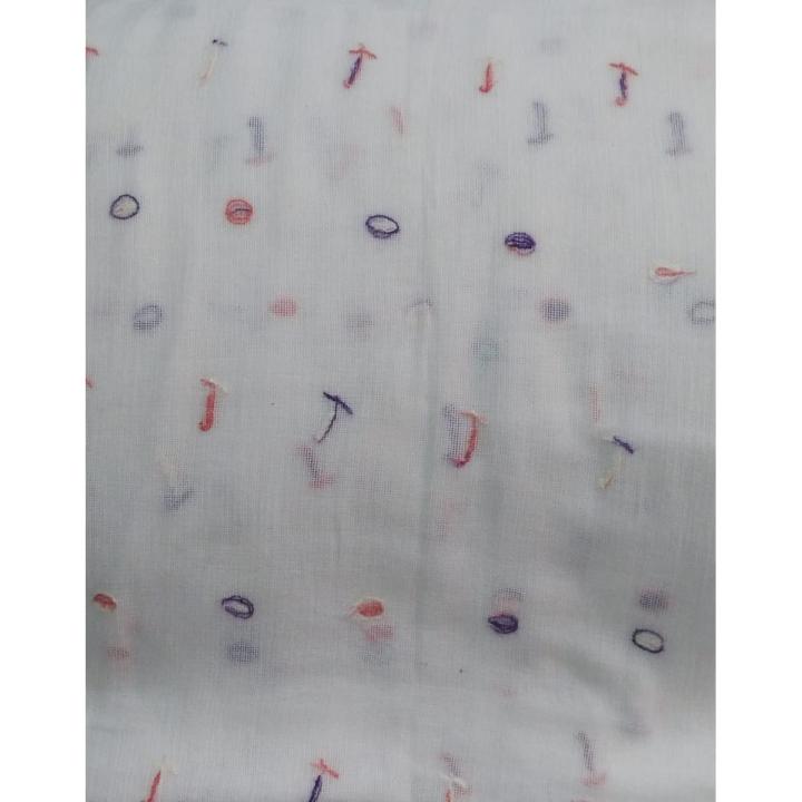 Cotton Net Dupatta with hand made karhai | Daraz.pk