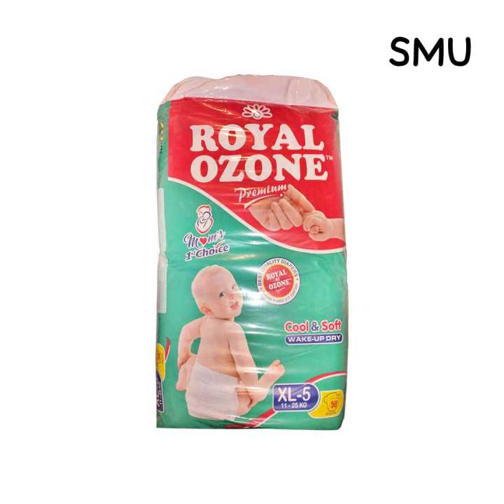 Royal Ozone Diaper XL Size - Pack of 50, Super Absorbent, Comfortable Fit | Daraz.pk
