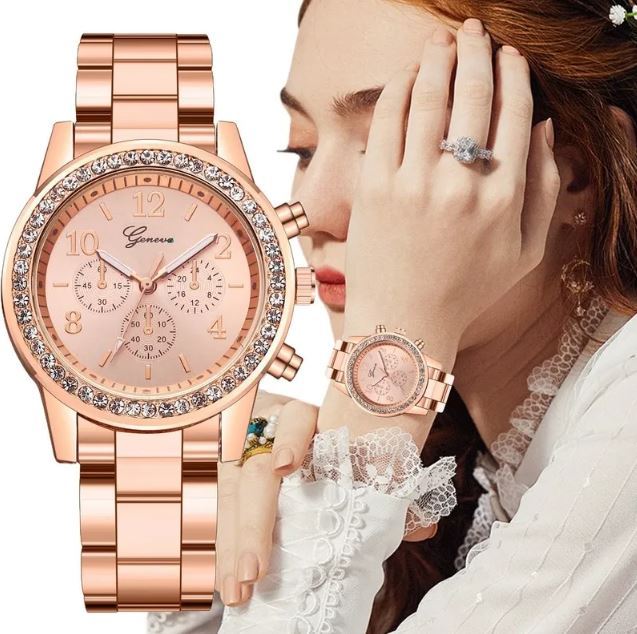 Eastern Watches 3 Chrono Stain Less Steel Analog Style Quartz Watch For ...